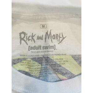 Adult Swim | Shirts | Rick And Morty Tshirt Medium Long Sleeve White ...